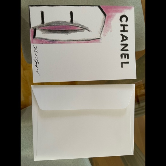 CHANEL | Other | Original Chanel Card Greeting Card | Poshmark